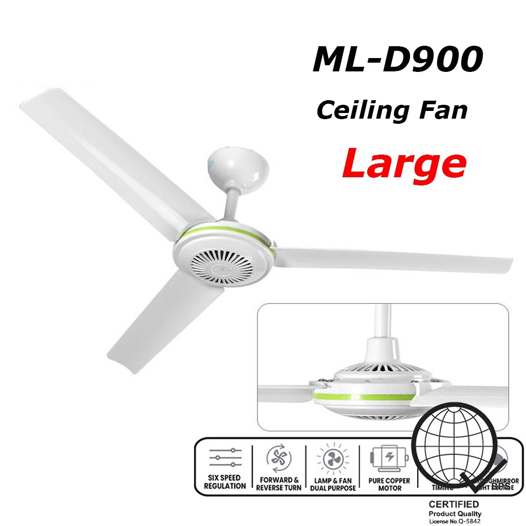 SYCAT-D900 3 Large Fan Blades Big Ceiling Fan Large | Electric Fan ...