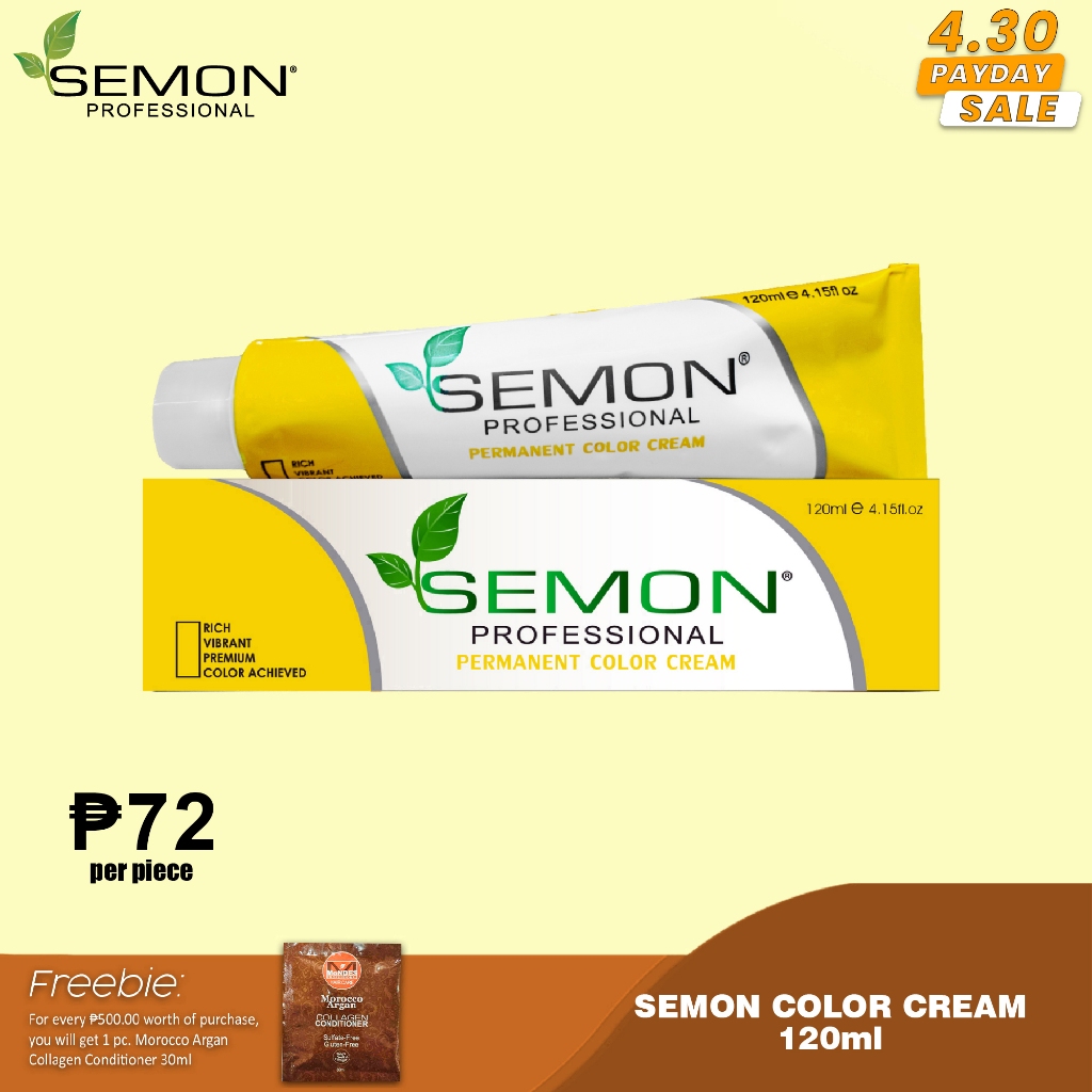 Semon Color Cream (Intense, All Copper Shades, Matt, Mahogany, Violet ...