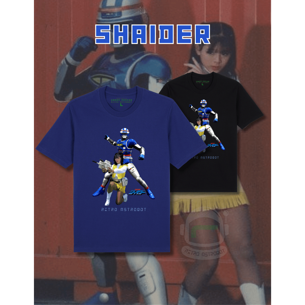 Retro Astrobot Shaider & Annie premium cotton tshirt | Shopee Philippines