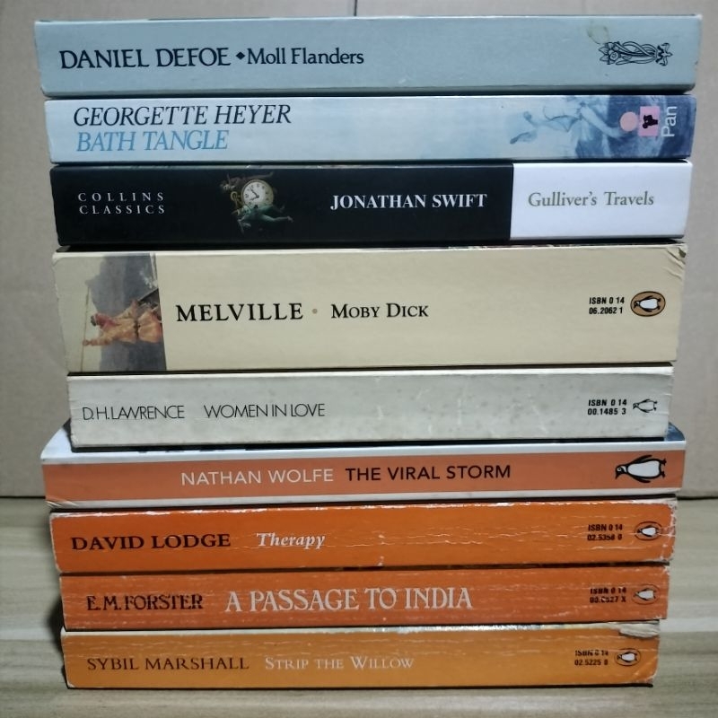 Classic Collections Penguin, Wordsworth, Collins, Pan Fiction Non ...