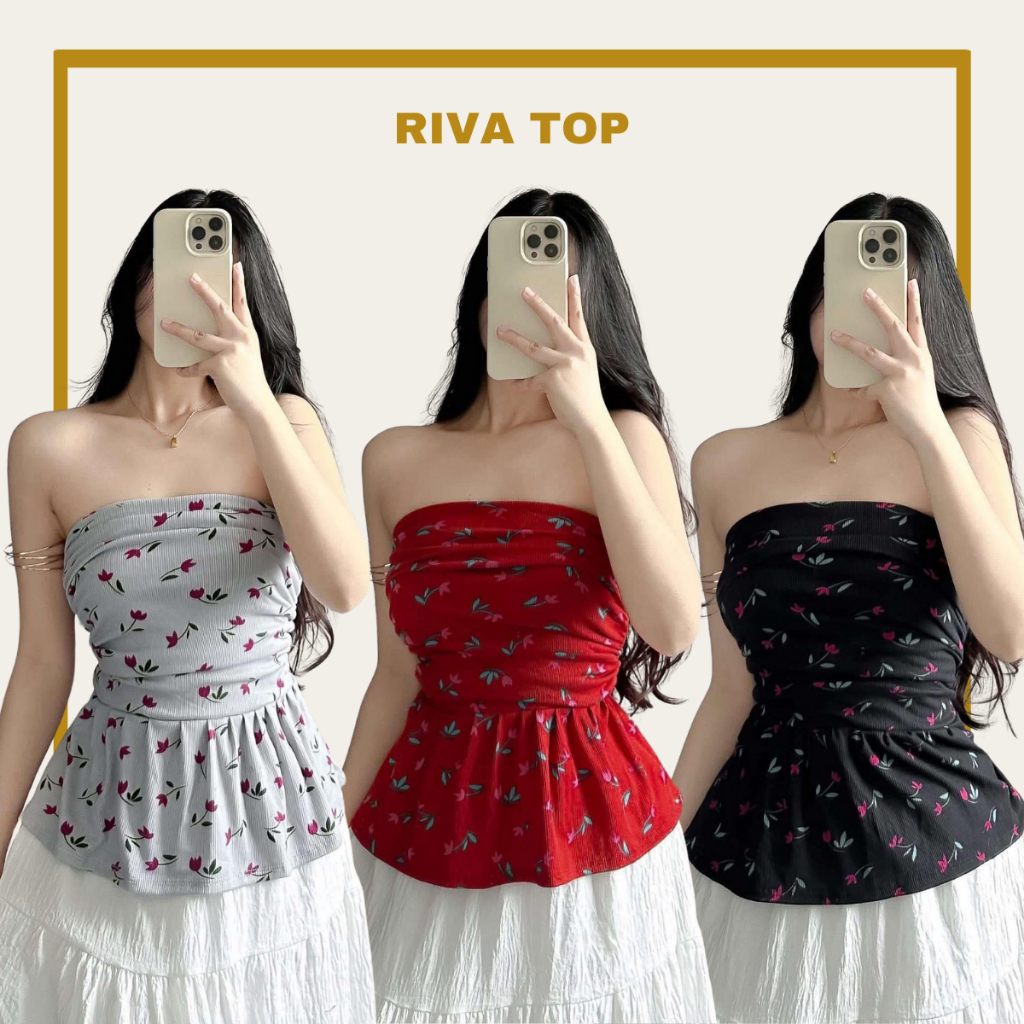 Tops for Women Korean Style Tube Full Length | Small to Large | Knitted ...