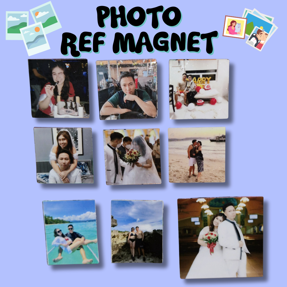 Customized Photo Ref Magnet - WATERPROOF Fridge Magnet Set ...