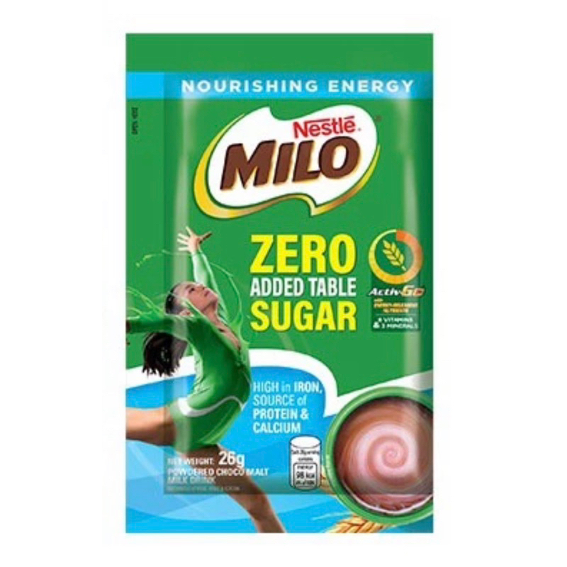 Mil0 Zero Added Table Sugar Powdered Choco Malt Milk Drink 26g | Shopee ...