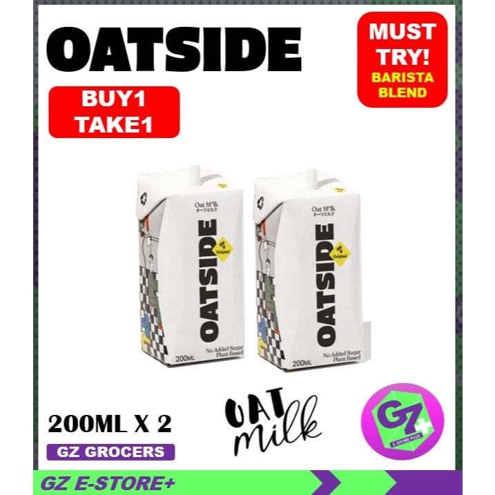 BUY1 TAKE1 Oatside Oatmilk 200ML GZESTORE | Shopee Philippines
