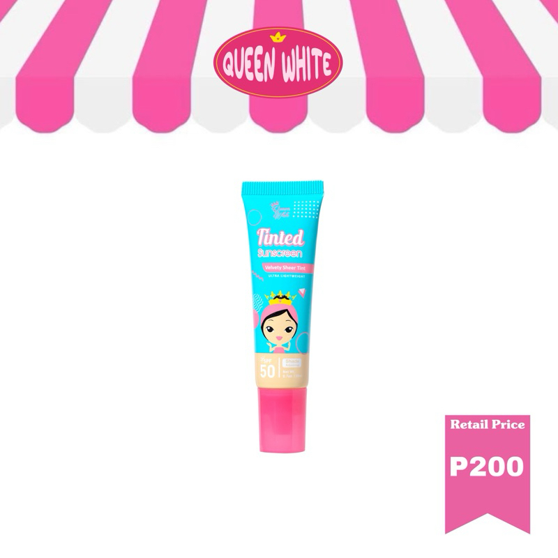 Queen White Tinted Sunscreen SPF50 | Shopee Philippines