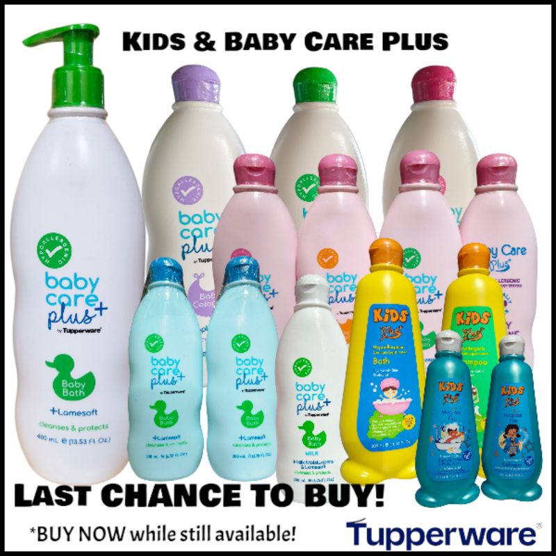 Tupperware Kids & Baby Care Plus (LAST STOCKS NO MORE NEW STOCKS COMING ...