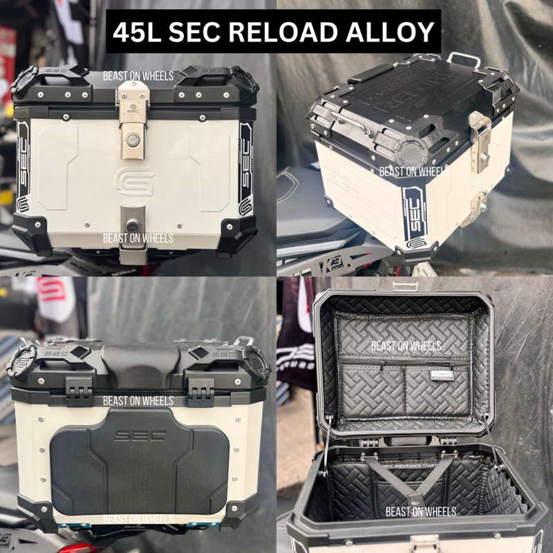 SALE ORIGINAL 45L SEC ALLOY TOP BOX TOPBOX | Shopee Philippines