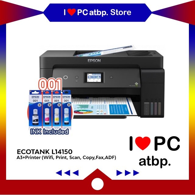 Epson L14150 A3+ Printer (Wifi, Print, Scan, Copy, Fax, Automatic ...