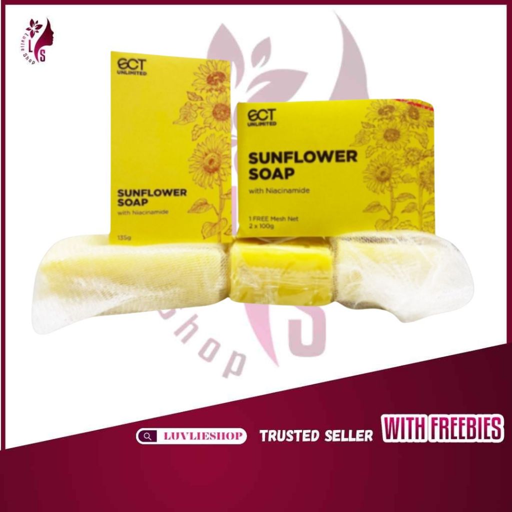 SCT Unlimited Sunflower Soap with Niacinamide Whitening Face and body ...