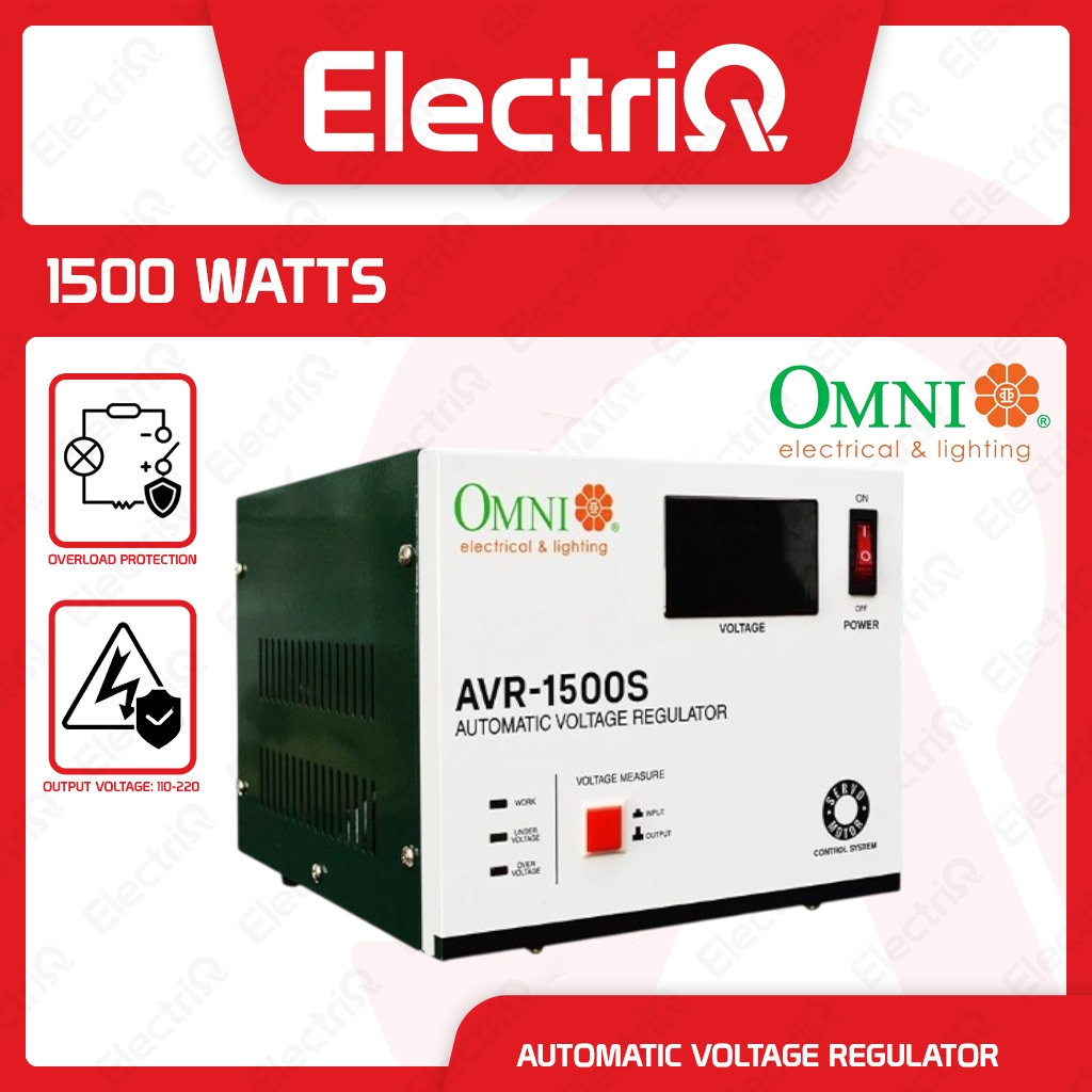 Electriq l Omni AVR Servo-Motor Control Automatic Voltage Regulator ...