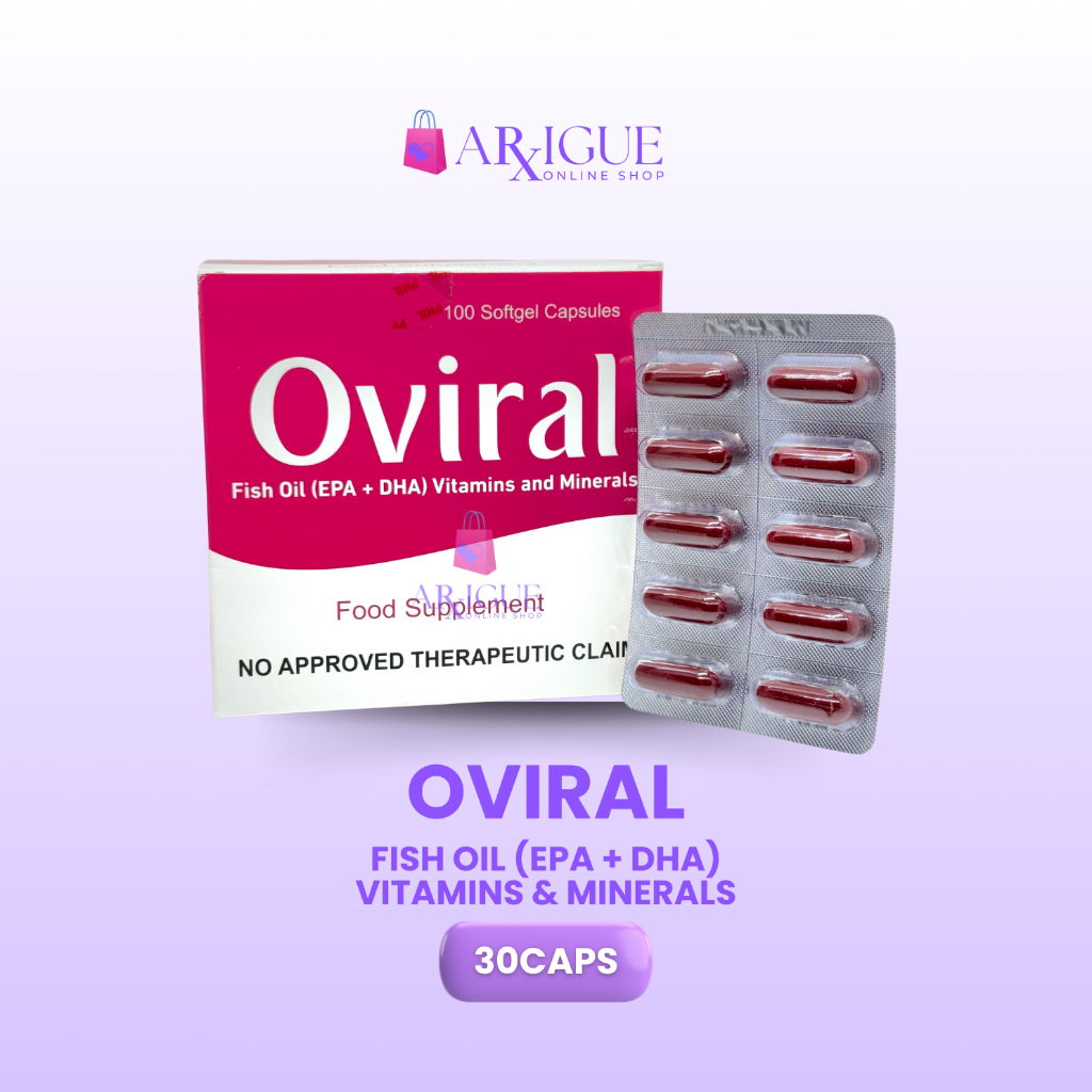 OVIRAL FISH OIL (EPA+DHA) MULTIVITAMINS AND MINERALS 30 CAPSULES ...