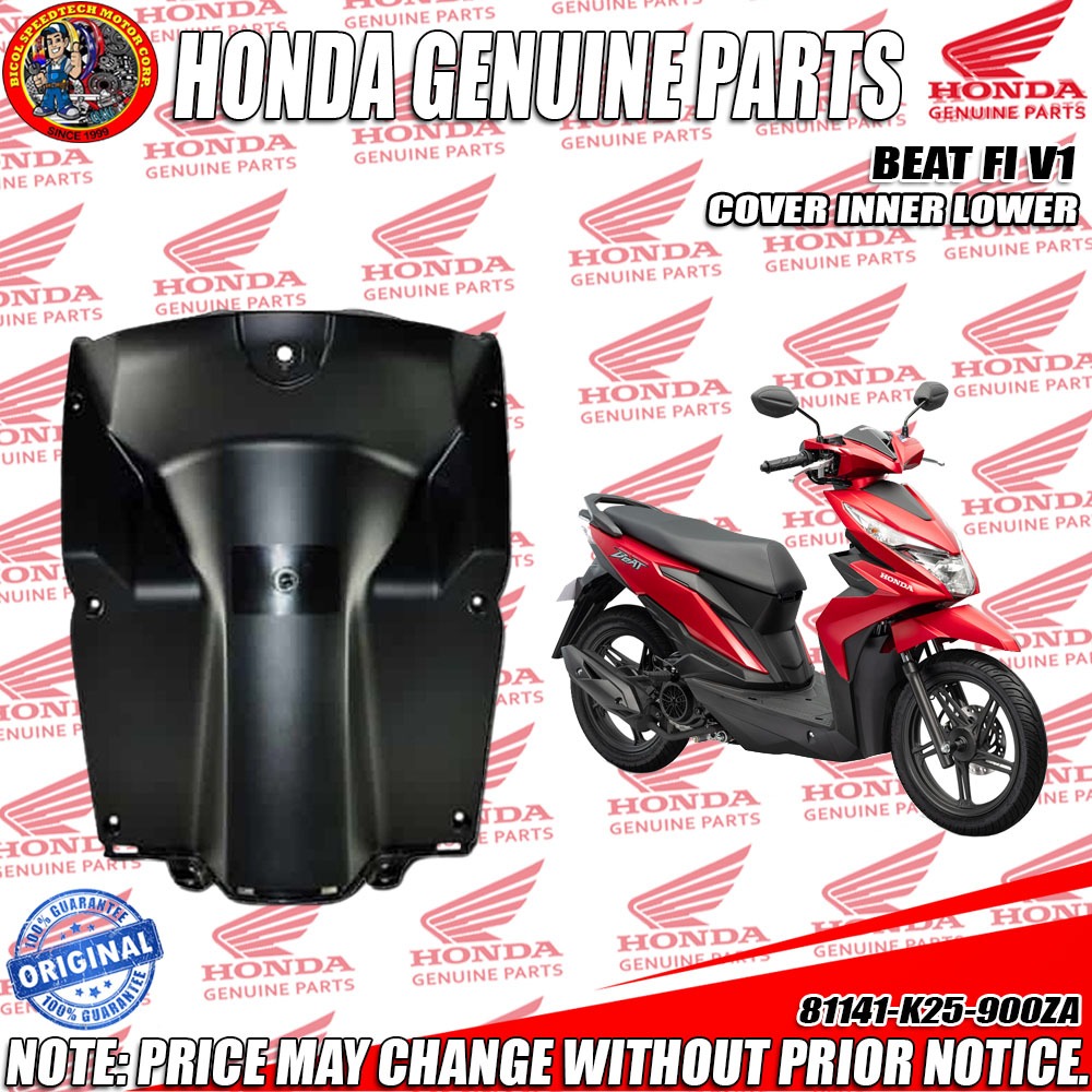 BEAT FI V1 COVER INNER LOWER (HPI) (GENUINE: 81141-K25-900ZA) | Shopee ...