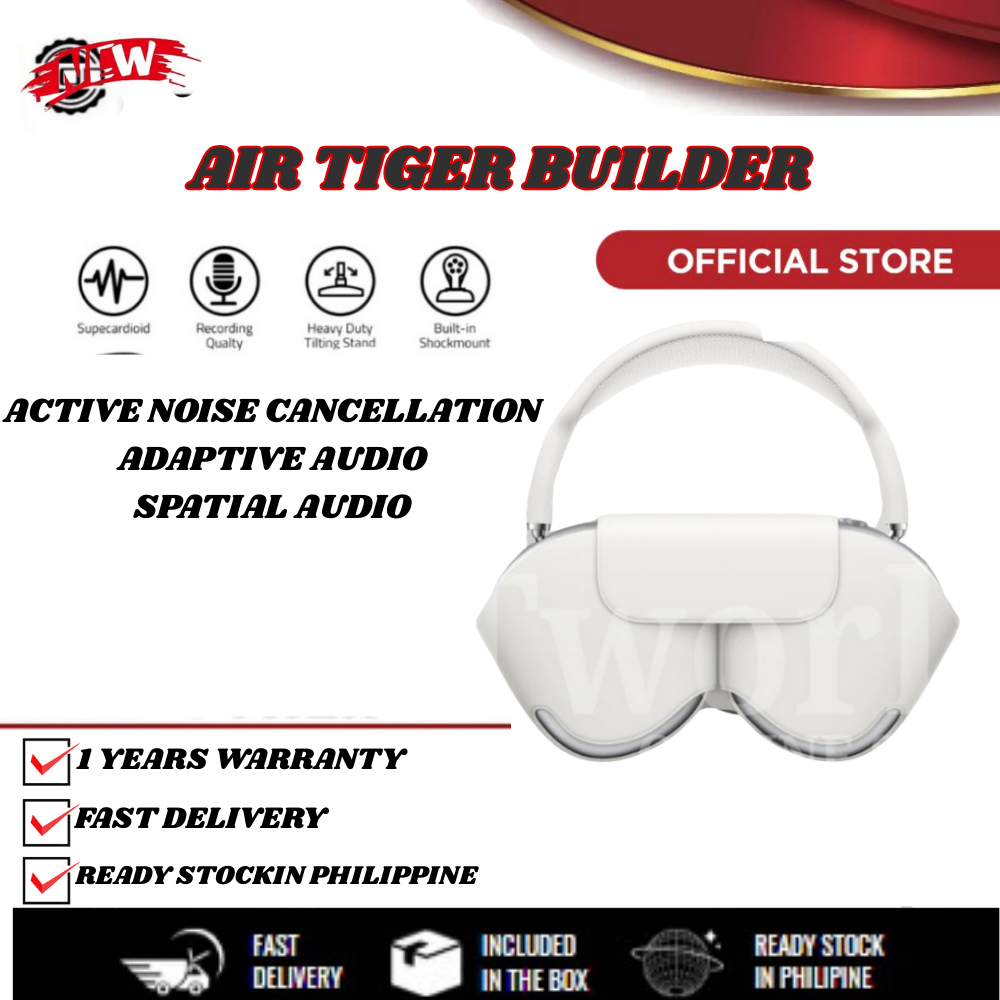 Airoha TigerBuilder Max Wireless Bluetooth Headset Active Noise ...