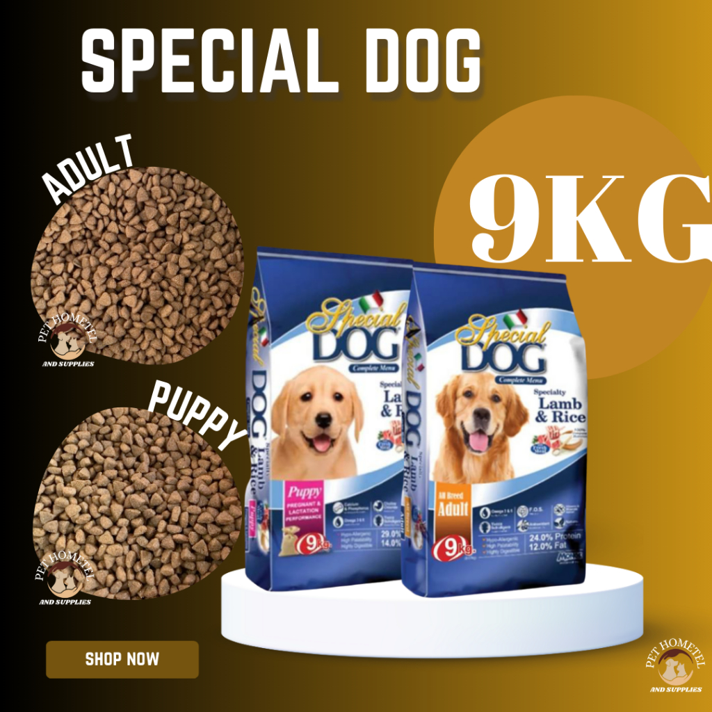 SPECIAL DOG ADULT / PUPPY LAMB AND RICE 9KG | Shopee Philippines