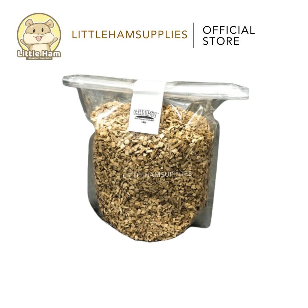Chipsi Extra Beechwood Granulate Hamster texture bedding 500G | Shopee ...