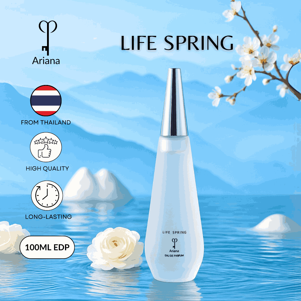 ARIANA Life Spring 100ml For Her Long lasting Perfume EDP Aquatic floral scent | Shopee Philippines