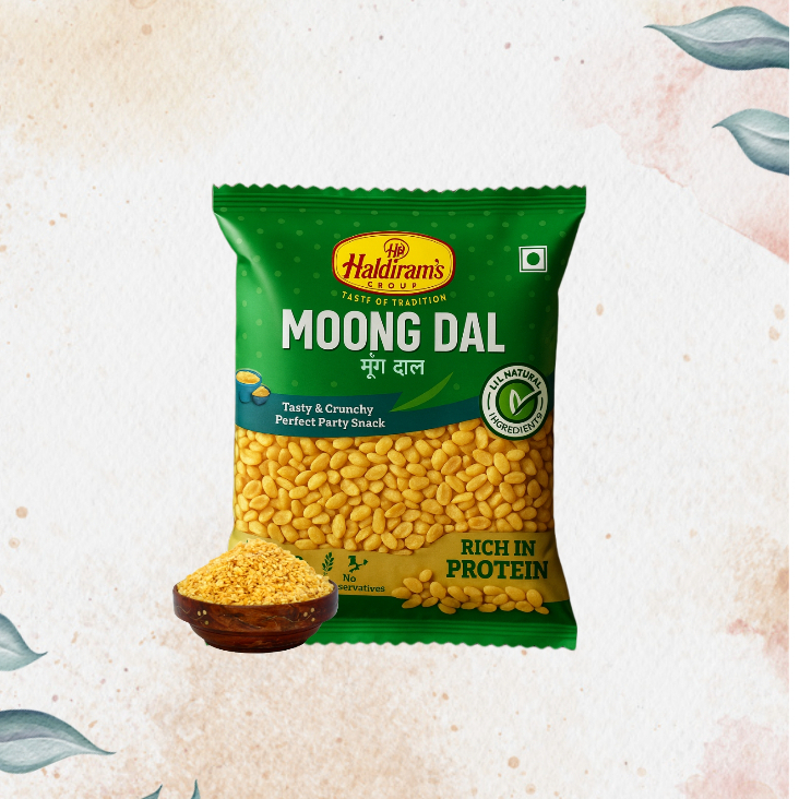 Haldirams Moong Dal Salty Split Moong Beans Indian Snacks (200G) | Shopee Philippines