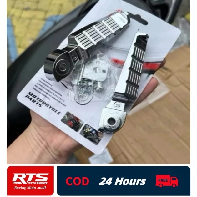 2PC Honda Footstep step Gcraft Moto Footrest Universal Motorcycle Rear ...