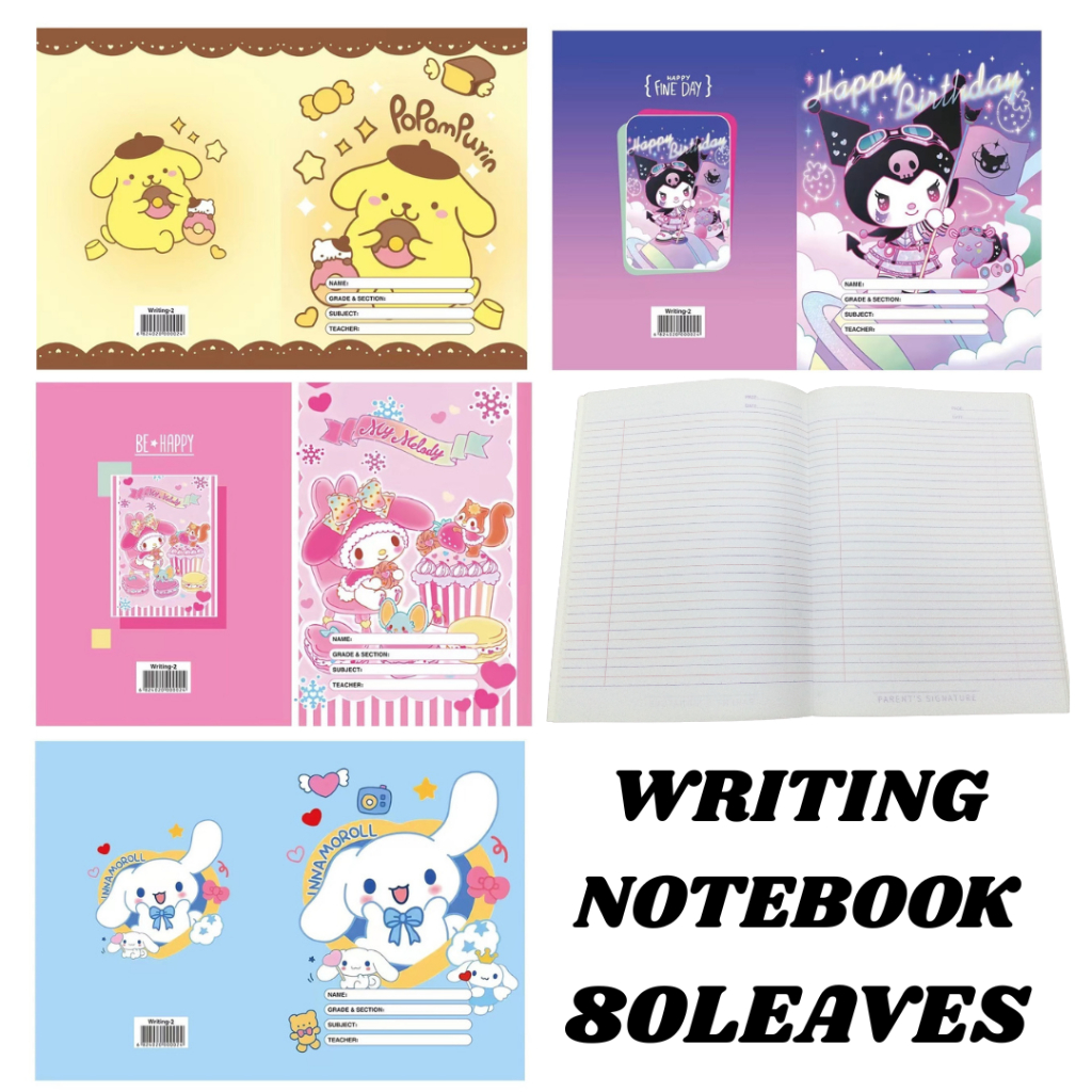 RTW NOTEBOOK 10PCS CHARACTER WRITING NOTEBOOK 80 LEAVES GRADE SCHOOL ...