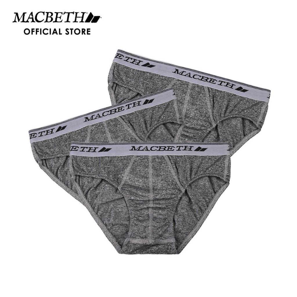 Macbeth Men's Underwear Hipster Brief 3 in 1 Pack ( M22S ) | Shopee ...