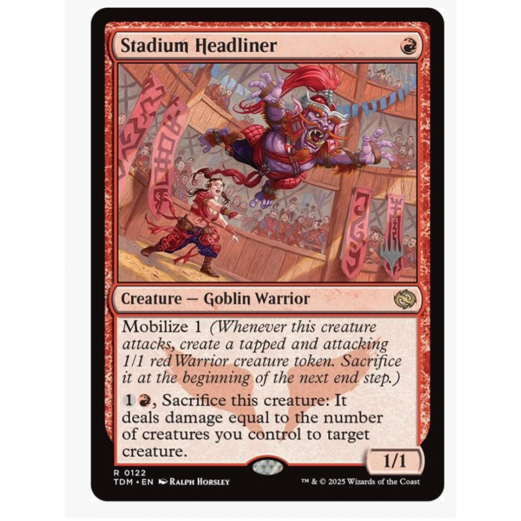 Stadium Headliner - Promo Pack: Tarkir: Dragonstorm (PPTDM) | Shopee ...