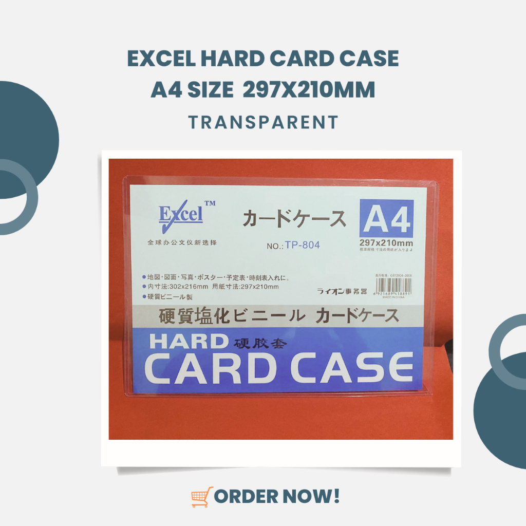 Excel Hard Card Case A4 Size | Shopee Philippines