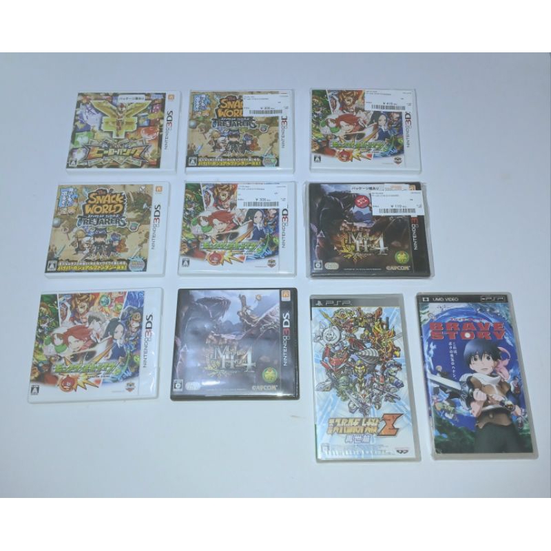 japanese game for 3DS and psp untested | Shopee Philippines