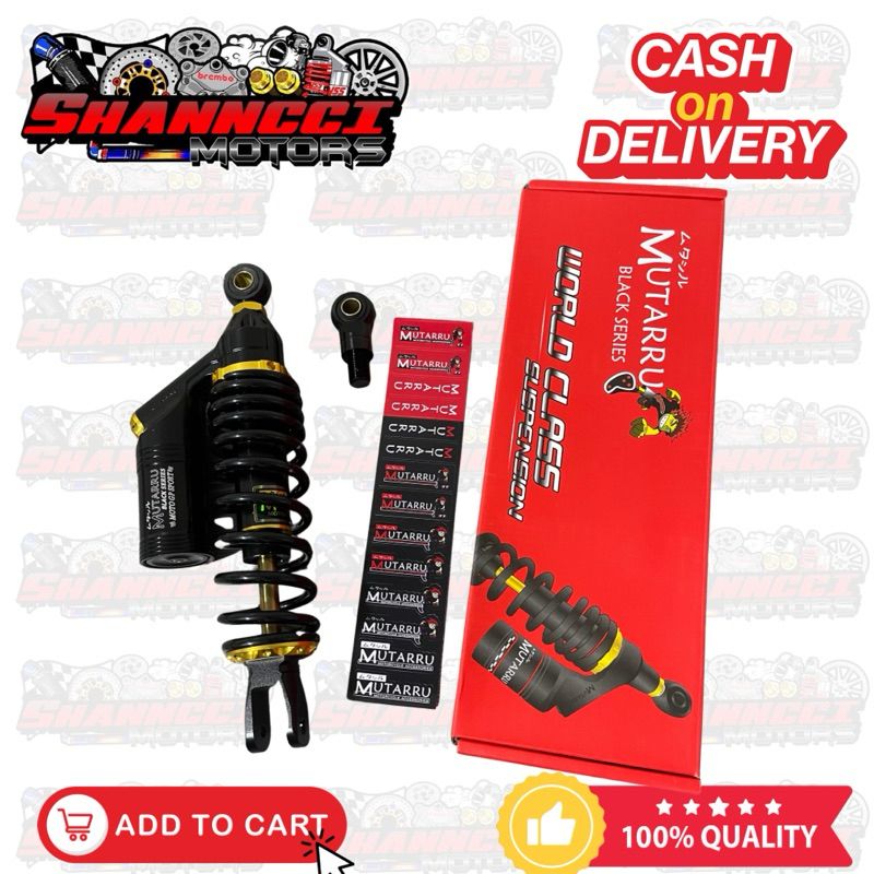 MUTARRU SHOCK WITH TANK MOTO GP SPORT BLACK SERIES MIO/CLICK | Shopee ...