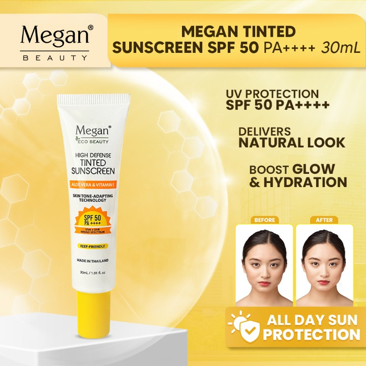Megan Tinted Sunscreen SPF 50 30ml | Shopee Philippines