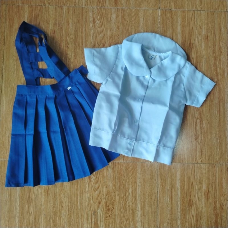 BLOUSE+PALDA ROYAL BLUE TERNO SET SCHOOL UNIFORM KATRINA FABRIC ...