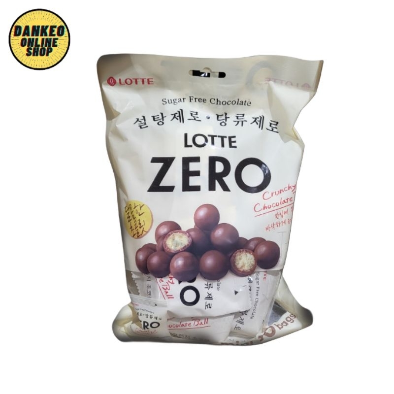 Lotte Zero Sugar Crunchy Chocolate Ball 140grams | Shopee Philippines