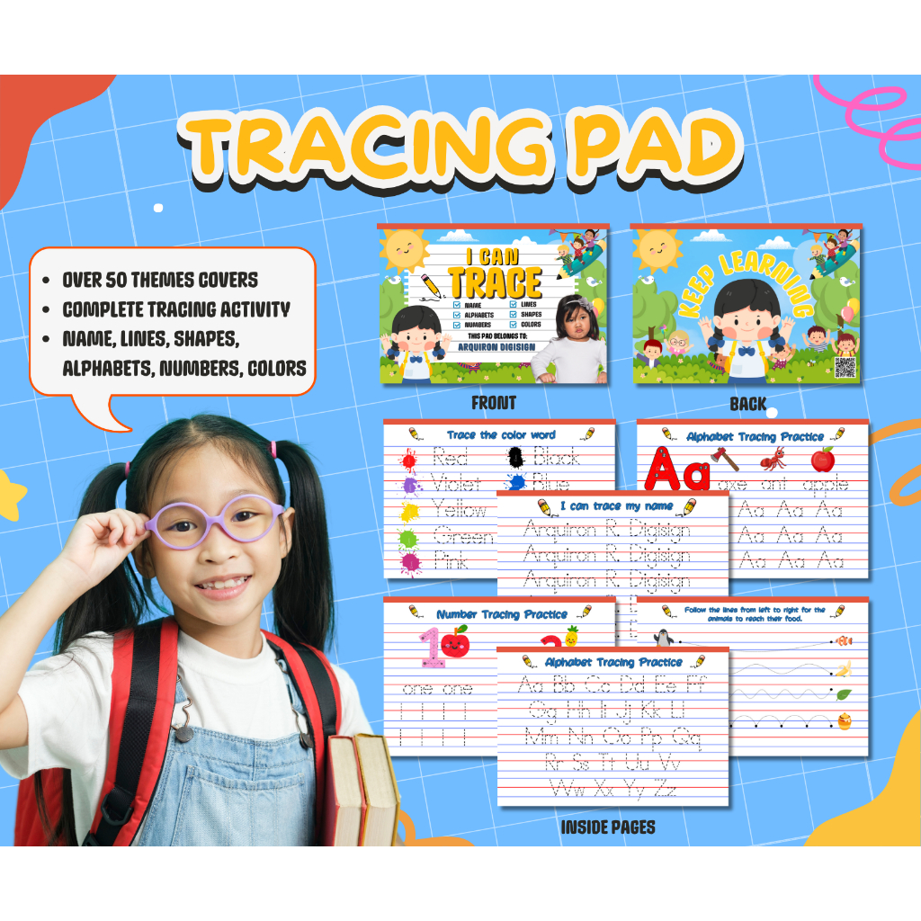 TRACING PAD FOR KIDS (BOYS THEME) | Shopee Philippines