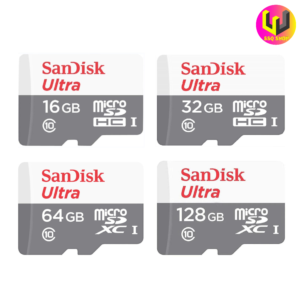 MicroSD Card 16GB/32GB/64GB/128GB – UHS-I U1 Fast Speed, Waterproof ...