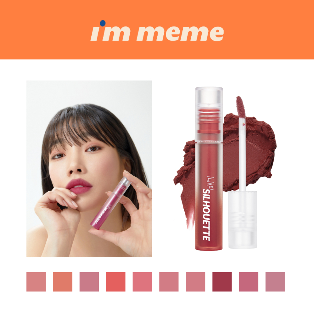 I'M MEME Lip Silhouette Matte Velvet Tint | Shopee Philippines