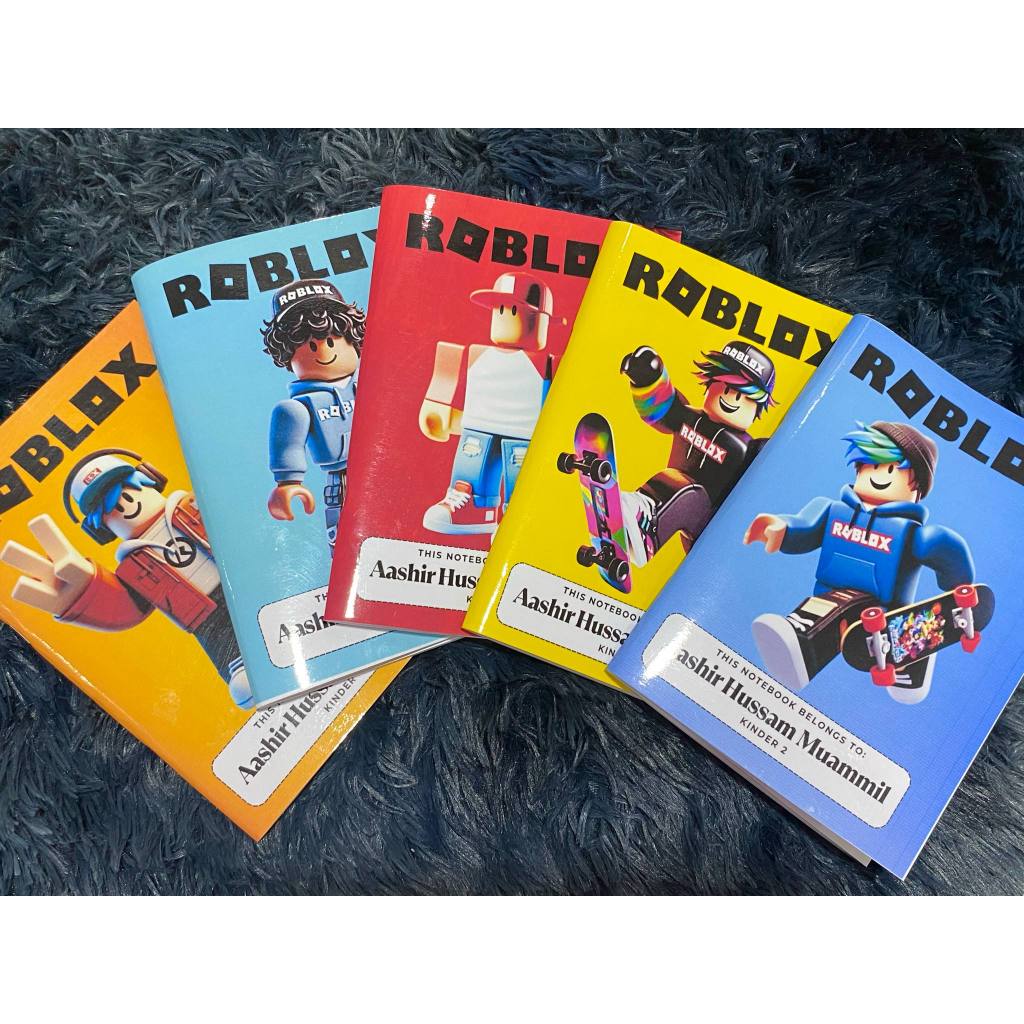 ROBLOX for Boys Writing Notebook with Glitters Cover (5.3"x8.3 ...
