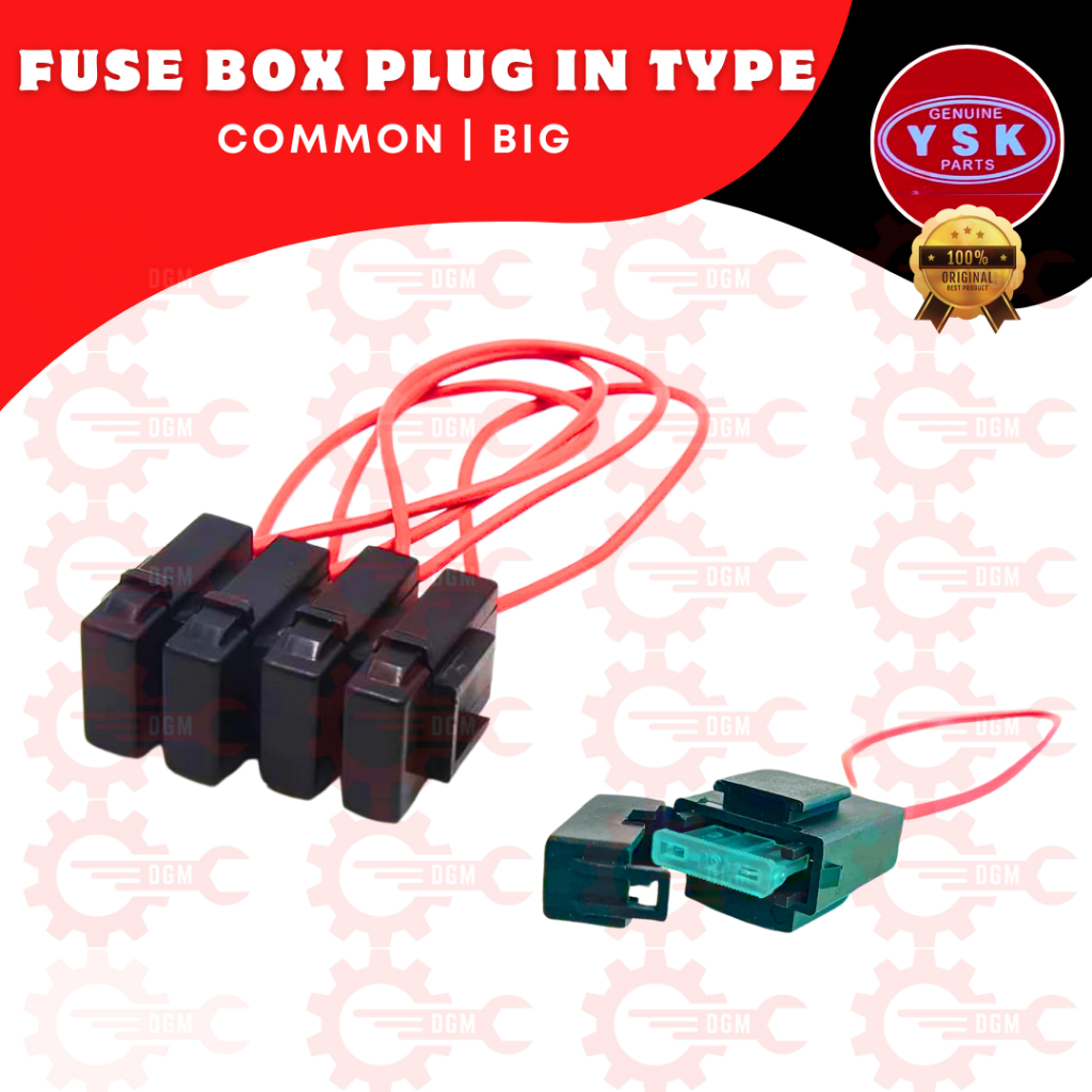 YSK Fuse Box Plug-in Type (Common) - with Fuse Big | Shopee Philippines