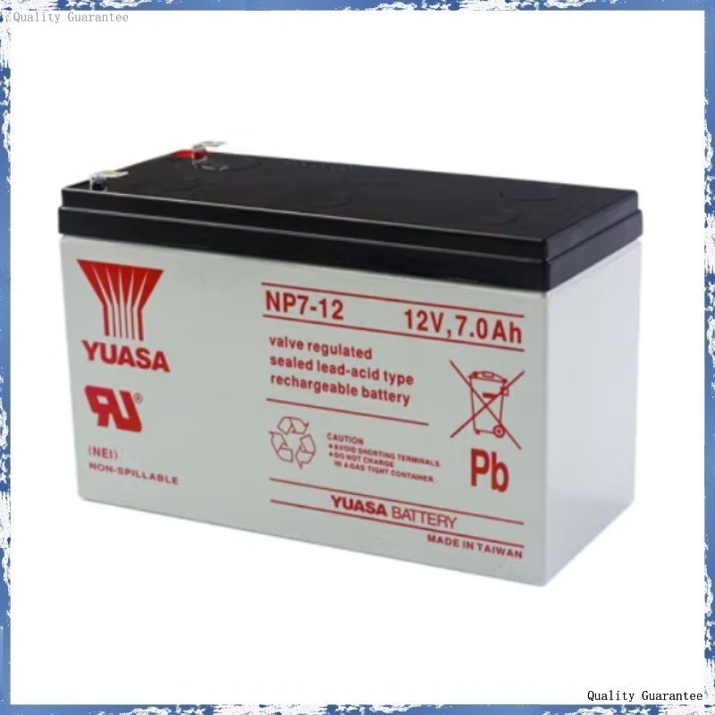 ★NP7-12 YUASA UPS Battery 12V 7Ah Rechargeable Valve Regulated Lead Acid Battery | Shopee ...