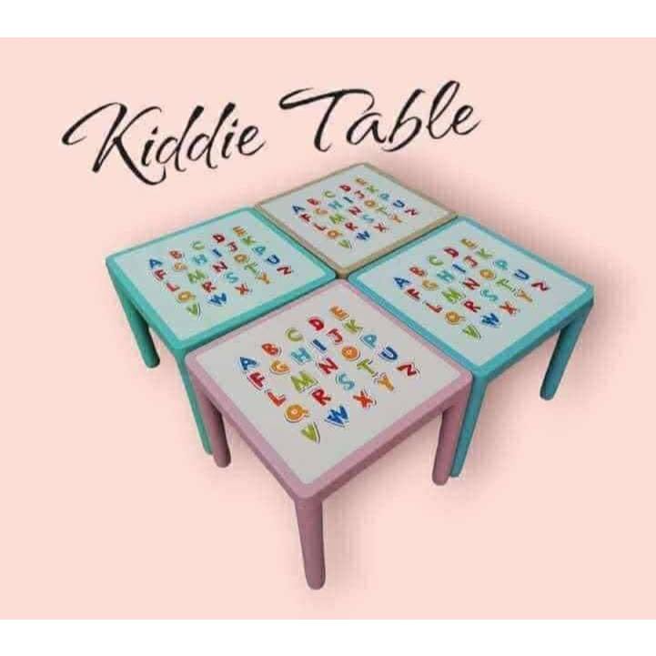IH-KT2020 Kids Table Kid’s Table Kiddie Table with Alphabet Print ...