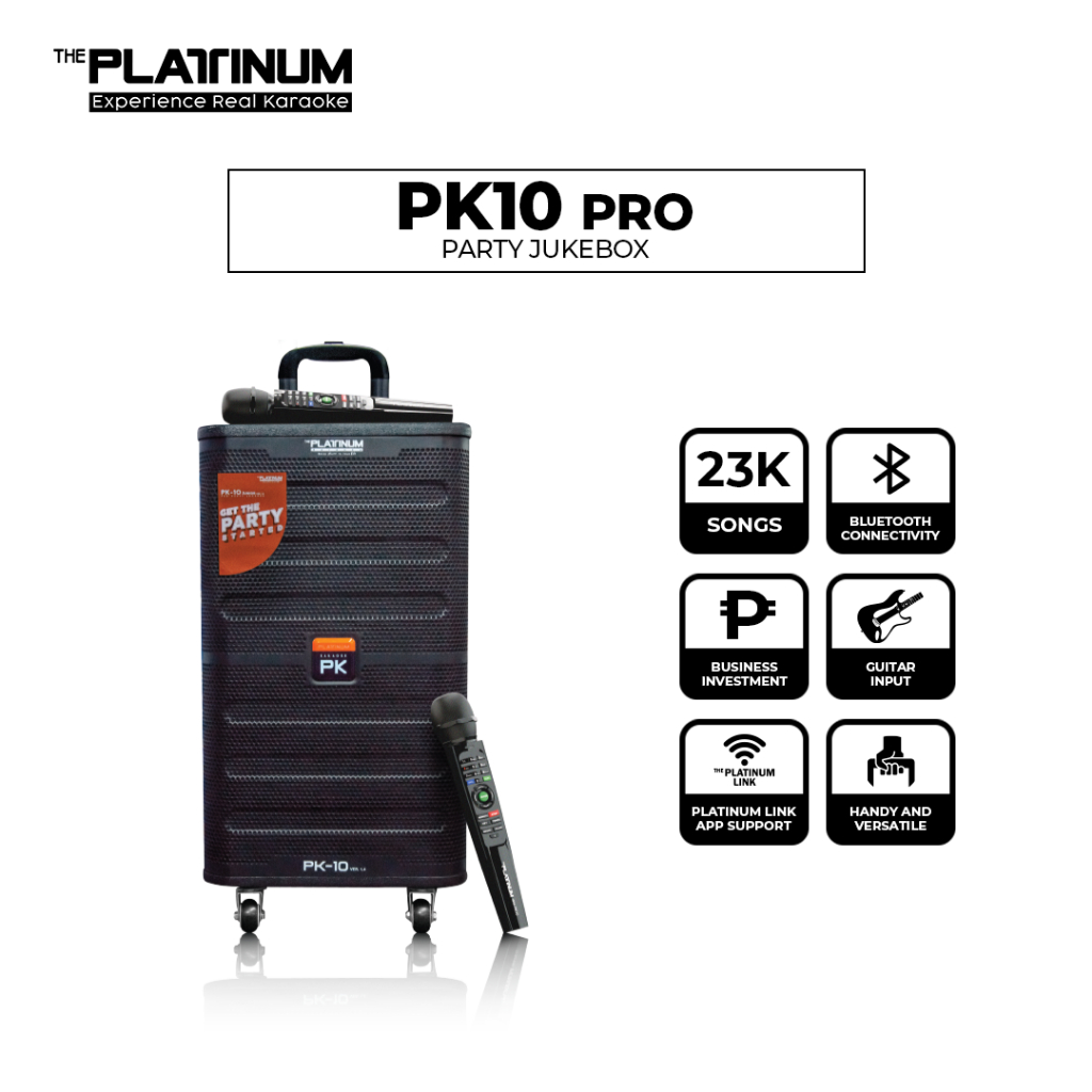 Platinum Karaoke PK10 Pro Party Jukebox | Shopee Philippines