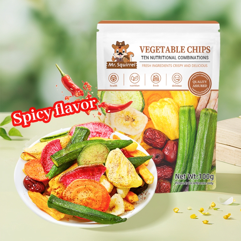 10 In 1 Spicy Fruit and Vegetable Chips All-in-One Fruit Veggie Chips ...