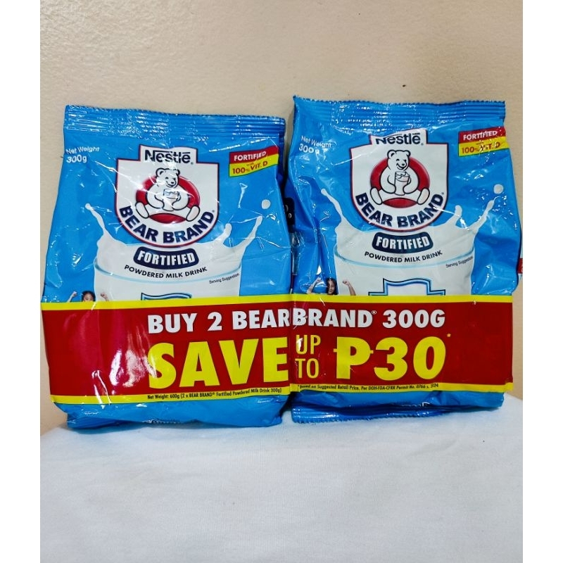 Bear Brand Powder 300g.x2 Save up to 30pesos | Shopee Philippines