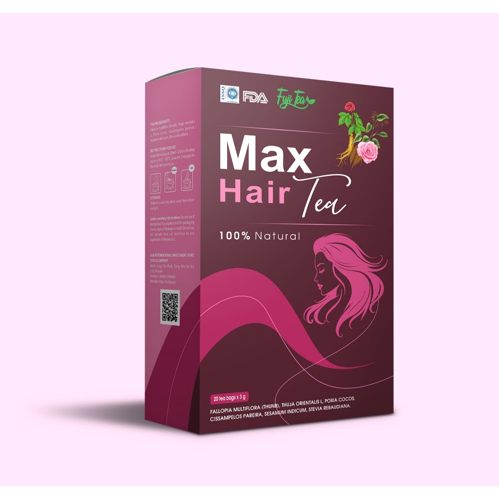 Max Hair Tea – Herbal Tea for Hair Growth & Strengthening (20 Tea Bags ...