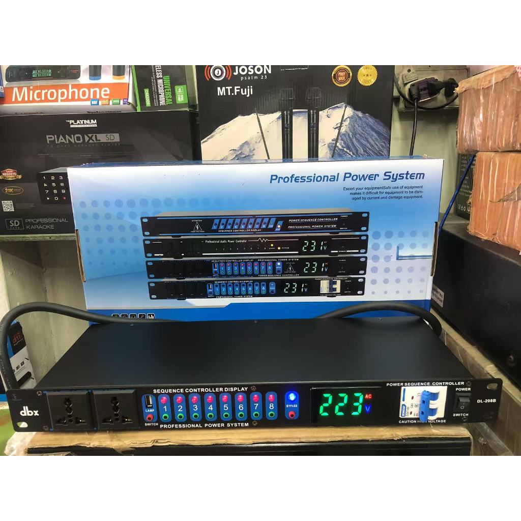 POWER DL-208B power sequencer professional 10-way switch sequence ...