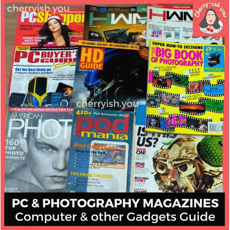 PC GUIDE & PHOTOGRAPHY MAGAZINES (2002 - 2012) Computer Hardware ...