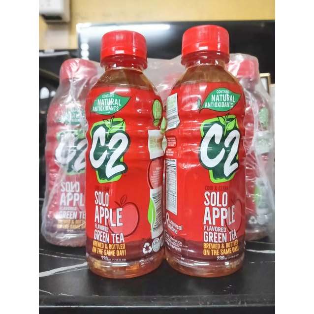 C2 Solo Green Tea Apple 230mlx24 bottles | Shopee Philippines