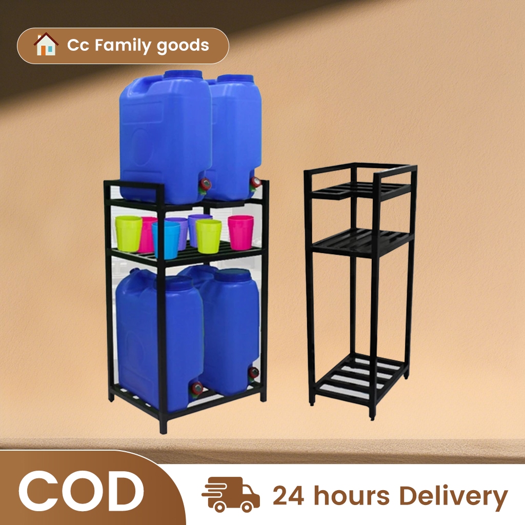 Three-layer water container carbon steel water tank bracket with cup ...