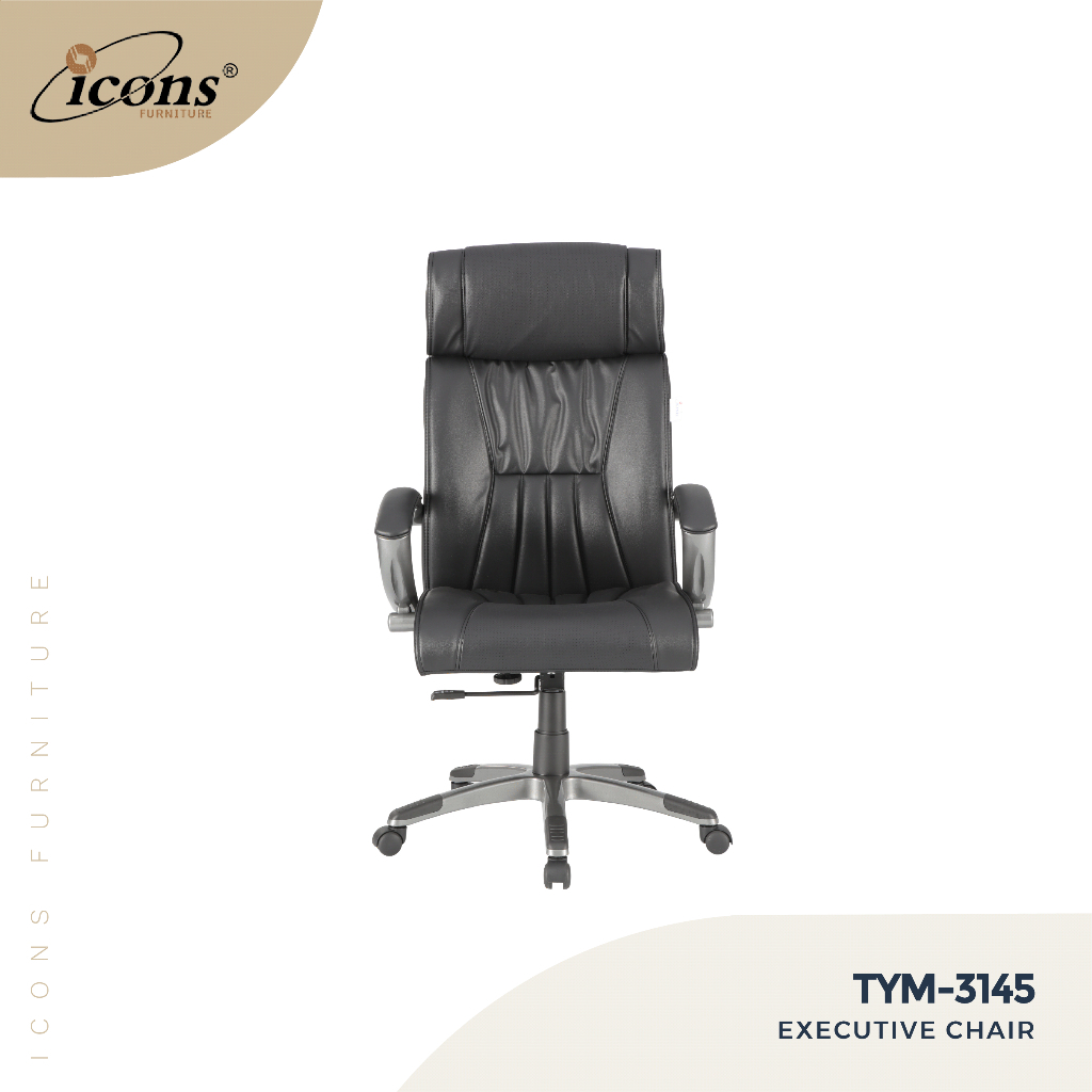ICONS Tym-3145 Executive Chair | Shopee Philippines
