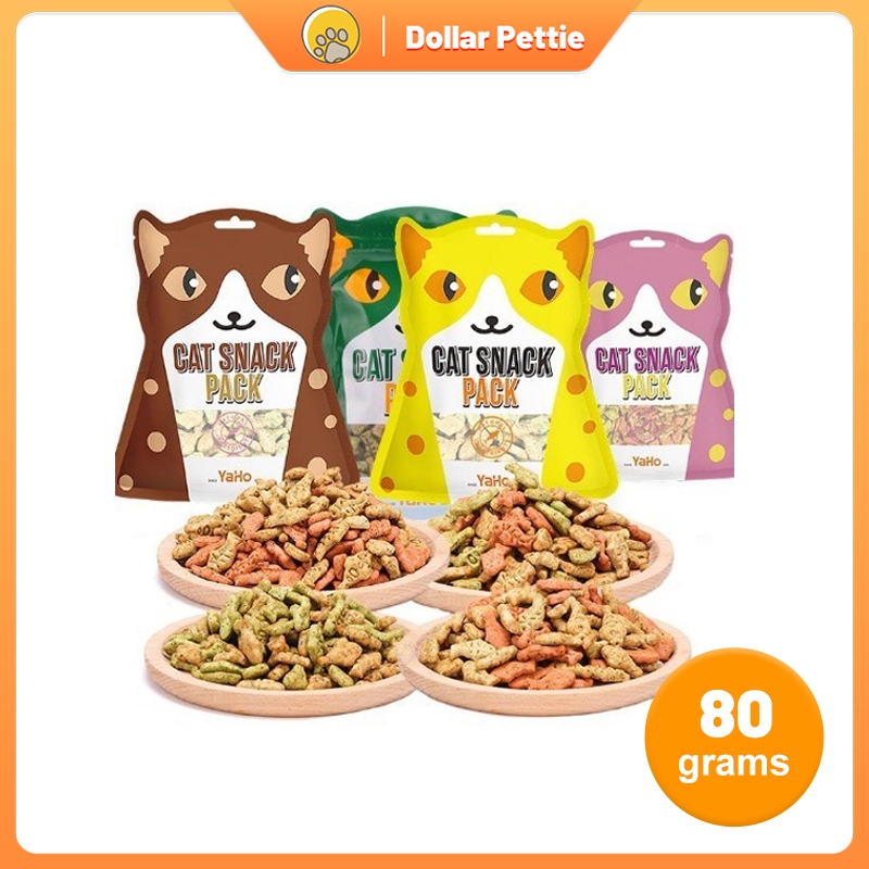 Cat Snacks Treats Cat Biscuit/Cat Cookies For All Stage 80g Mixed ...