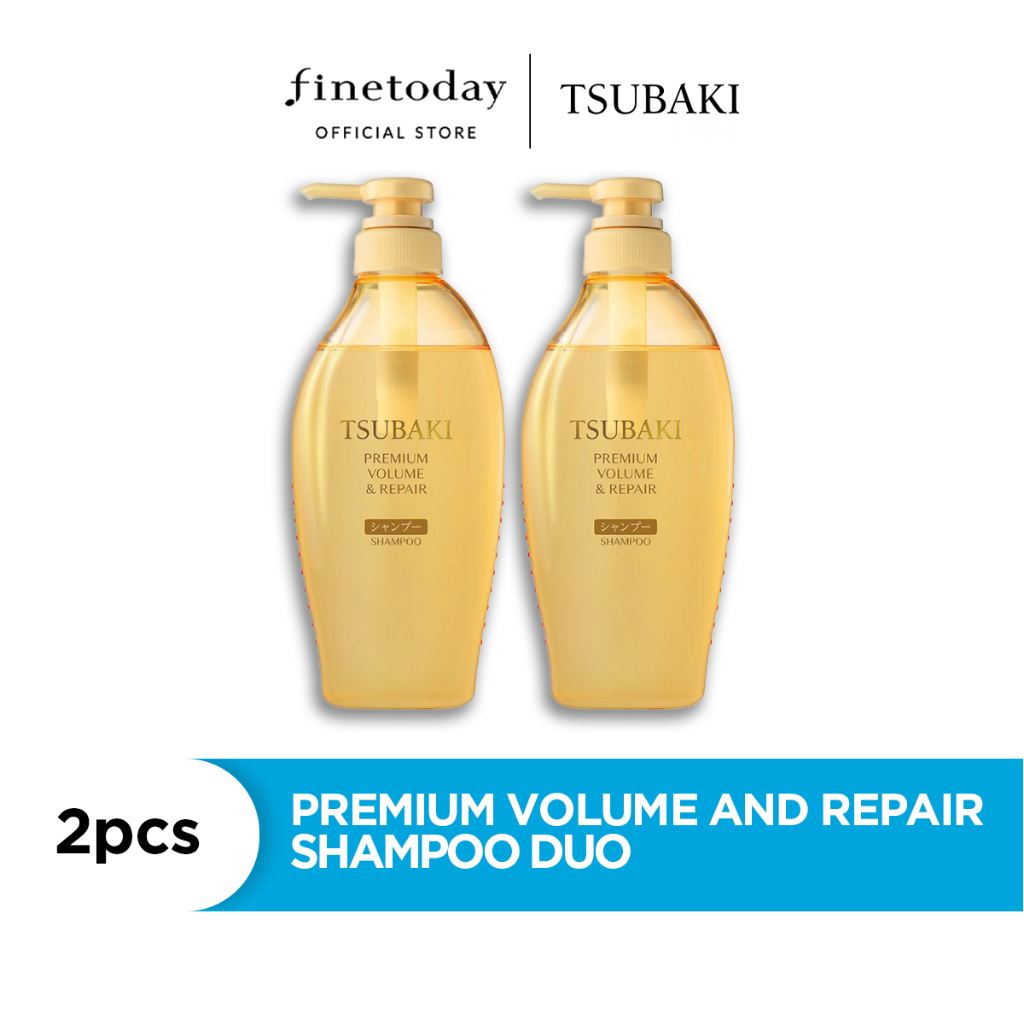 TSUBAKI Premium Volume & Repair Shampoo 450ml Duo | Shopee Philippines