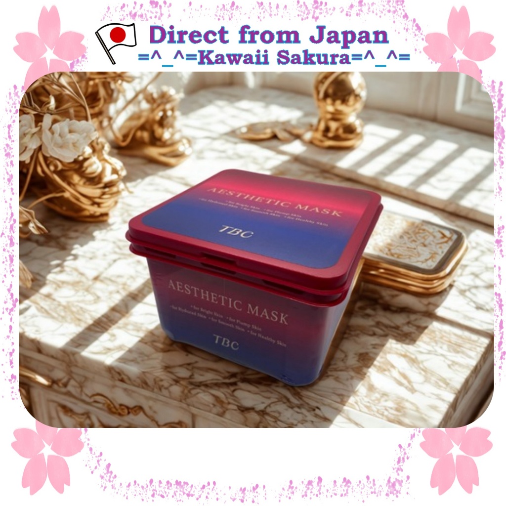 TBC Aesthetic Mask (32 Sheets) - Pamper Your Skin with Japanese Spa ...